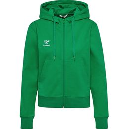 Hummel Athletic Zip-Up Hoodie female Green size XS