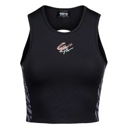 Gorilla Wear Top 'Zion' Damen Gr&ouml;&szlig;e XS mint / lachs / schwarz
