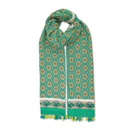Harpa Scarf female Green, Mixed colors size One Size