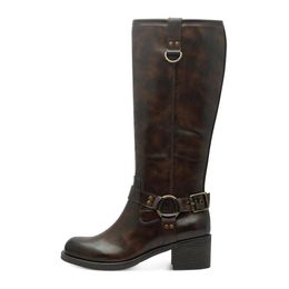 Marco Tozzi Stiefel Damen Gr&ouml;&szlig;e 36 braun / gold Winterschuhe