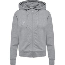Hummel Athletic Zip-Up Hoodie 'Go 2.0' female Grey size S