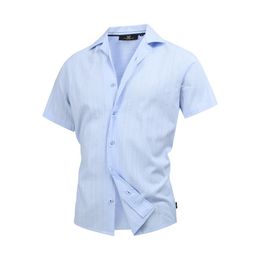 INDICODE Jeans Button Up Shirt 'Way' male Blue size S