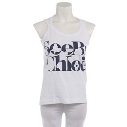 See by Chlo&eacute; See by Chlo&eacute; Top / Seidentop Damen Gr&ouml;&szlig;e S Second Hand wei&szlig;