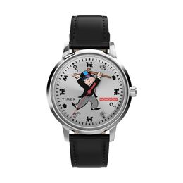 Timex Analog Watch 'Timex x Monopoly Marlin' male Silver size One Size