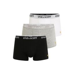 Lyle & Scott Lyle & Scott Boxer shorts 'Barclay' male Grey, Black size XS