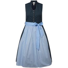 Ulla Popken Kleid Damen Gr&ouml;&szlig;e 48 azur / dunkelblau Winterkleid