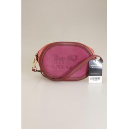 Coach Handtasche klein Leder Damen Gr&ouml;&szlig;e One Size Second Hand pink