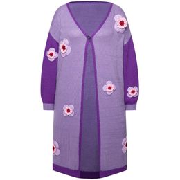 MIAMODA Knit Cardigan female Purple size 58-60