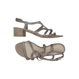 Marco Tozzi Sandalen Damen Gr&ouml;&szlig;e 39 Second Hand silber