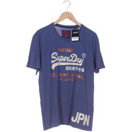 Superdry & Co T-Shirt Herren Gr&ouml;&szlig;e XXL Second Hand blau