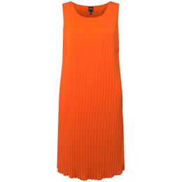 Ulla Popken Sommerkleid Damen Gr&ouml;&szlig;e 58/60 hellorange Winterkleid