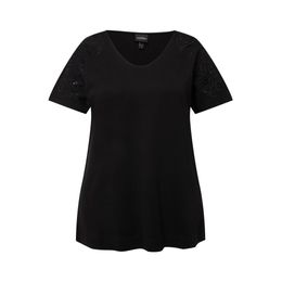 Ulla Popken Shirt female Black size 46-48