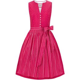 Stockerpoint Dirndl 'Fina' Damen Gr&ouml;&szlig;e 36 rot / wei&szlig;