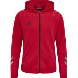 Hummel Athletic Zip-Up Hoodie male Red size XXL