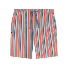 Schiesser Pyjamashort ' Bermuda Mix + Relax ' Herren Gr&ouml;&szlig;e XXL blau / hellrot / wei&szlig;