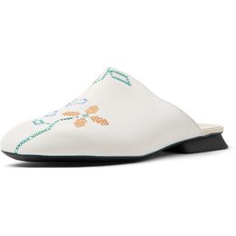 Camper Slipper 'Casi Myra Twins' Damen Gr&ouml;&szlig;e 41 blau / gr&uuml;n / orange / wei&szlig;