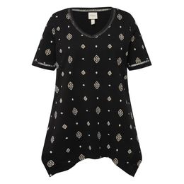 Ulla Popken Shirt female Black size 54-56