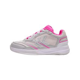 Hummel Sneaker 'Dagaz 2.0' Jungen Gr&ouml;&szlig;e 35 grau / hellpink / dunkelpink