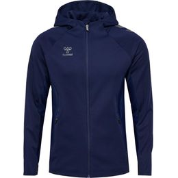 Hummel Athletic Zip-Up Hoodie 'Cima 2.0' male Blue size 5XL