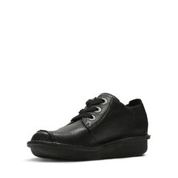 Clarks Sportlicher Schn&uuml;rschuh 'Funny Dream' Damen Gr&ouml;&szlig;e 39 schwarz