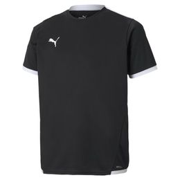 Puma Trikot 'TeamLiga' Jungen Gr&ouml;&szlig;e 116 schwarz / wei&szlig;