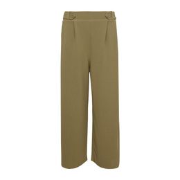 Qs Pleat-Front Pants female Green size 38