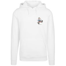 F4NT4STIC Sweatshirt 'Tom And Jerry Faux Pocket Frankenstein Tom' male White size M