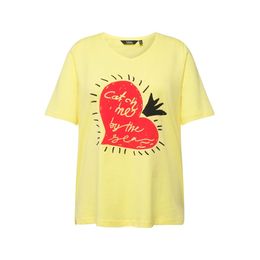 Ulla Popken Shirt female Yellow size 58-60