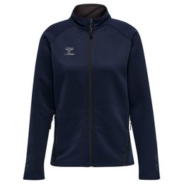 Hummel Sportsweatjacke 'Cima Xk' Damen Gr&ouml;&szlig;e XS dunkelblau / hellgrau