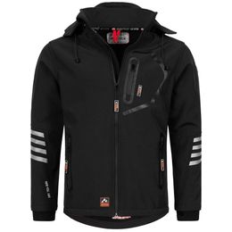 Arctic Seven &Uuml;bergangsjacke Herren Gr&ouml;&szlig;e XXL basaltgrau / schwarz