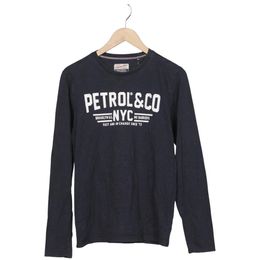 PETROL INDUSTRIES Langarmshirt Herren Gr&ouml;&szlig;e S Second Hand marine