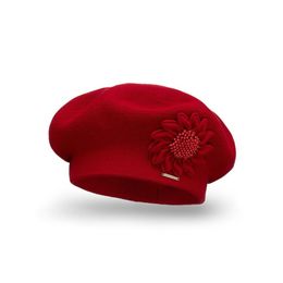Vivisence Beanie '7048' female Red size Onesize