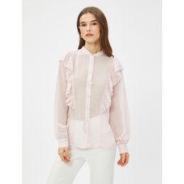 KOTON Bluse Damen Gr&ouml;&szlig;e M ros&eacute;