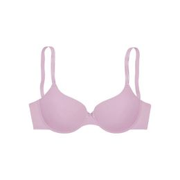 Lascana Schalen-BH 'Ela - perfect basic' violett Gr. 75B. Mit Schleife. Mit B&uuml;gel