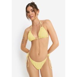 LSCN BY LASCANA Set: Triangel-Bikini 'Donna' gelb Gr. 42 Cup A/B. Nachhaltig.