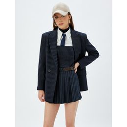 KOTON Hosenrock Damen Gr&ouml;&szlig;e 34 navy / wei&szlig;