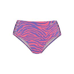 Venice Beach Highwaist-Bikini-Hose 'Fjella' mehrfarbig Gr. 36