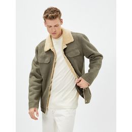 KOTON Between-Season Jacket male Green size M
