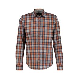 Lerros Hemd Herren Gr&ouml;&szlig;e XXXL navy / orange / wei&szlig;