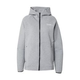 Hummel Sportsweatjacke 'TECH FLEECE' Herren Gr&ouml;&szlig;e S stone / offwhite
