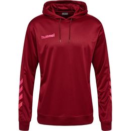 Hummel Sweatshirt 'Poly' Herren Gr&ouml;&szlig;e XL pink / rot