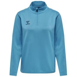 Hummel Sportsweatshirt Damen Gr&ouml;&szlig;e XXL hellblau / schwarz