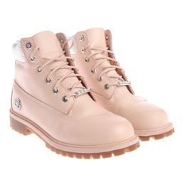Timberland Stiefeletten Damen Gr&ouml;&szlig;e 39 Second Hand hellpink