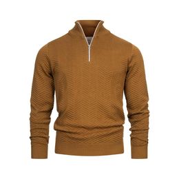 Kronstadt Pullover 'Carlo' Herren Gr&ouml;&szlig;e S dunkelorange