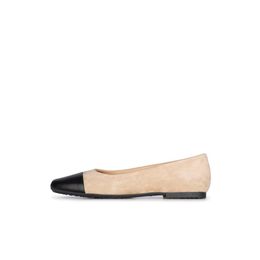 PS Poelman Ballerina 'Vive' Damen Gr&ouml;&szlig;e 42 creme / schwarz