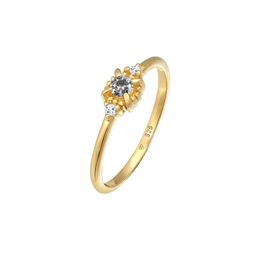 Elli DIAMONDS Ring Diamant, Edelstein Ring Damen Gr&ouml;&szlig;e 54 gold