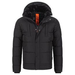 INDICODE JEANS Winterjacke 'Blaise' Herren Gr&ouml;&szlig;e L schwarz