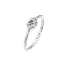 Elli DIAMONDS Ring Diamant, Edelstein Ring Damen Gr&ouml;&szlig;e 52 silber