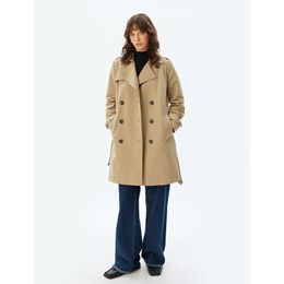 KOTON Between-Seasons Coat female Beige size 50