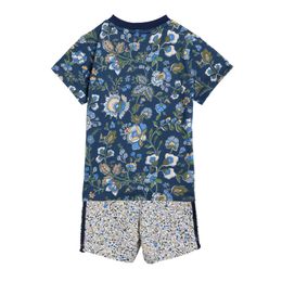 adidas originals Set ' x Liberty London' Jungen Gr&ouml;&szlig;e 98 dunkelblau / gelb / gr&uuml;n / wei&szlig;